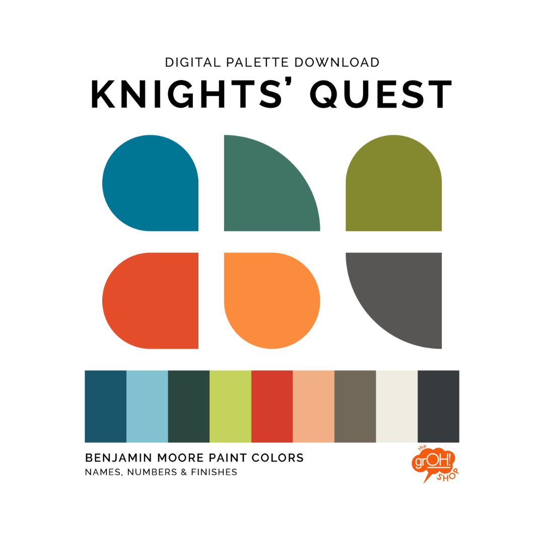 Paint Color Palette: Knights' Quest – The grOH! Shop